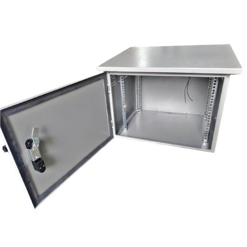 Gabinete de Poste para Exteriores 8RU | IP65 Galvanizado